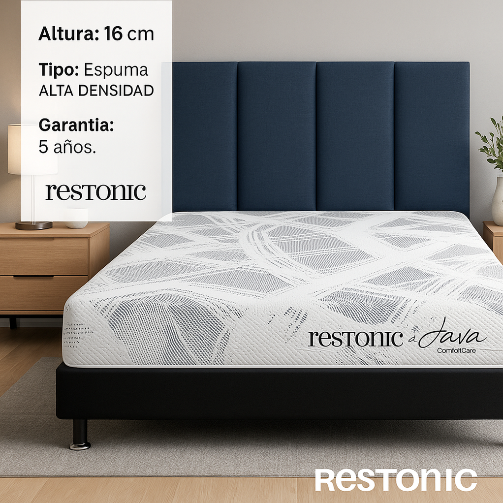 Colchón Restonic Java – Descanso Confortable y Soporte Balanceado ...