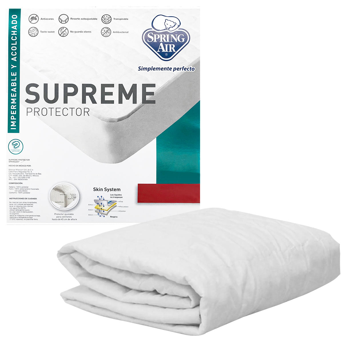 Protector Supreme Spring Air - Colchones Dormilón
