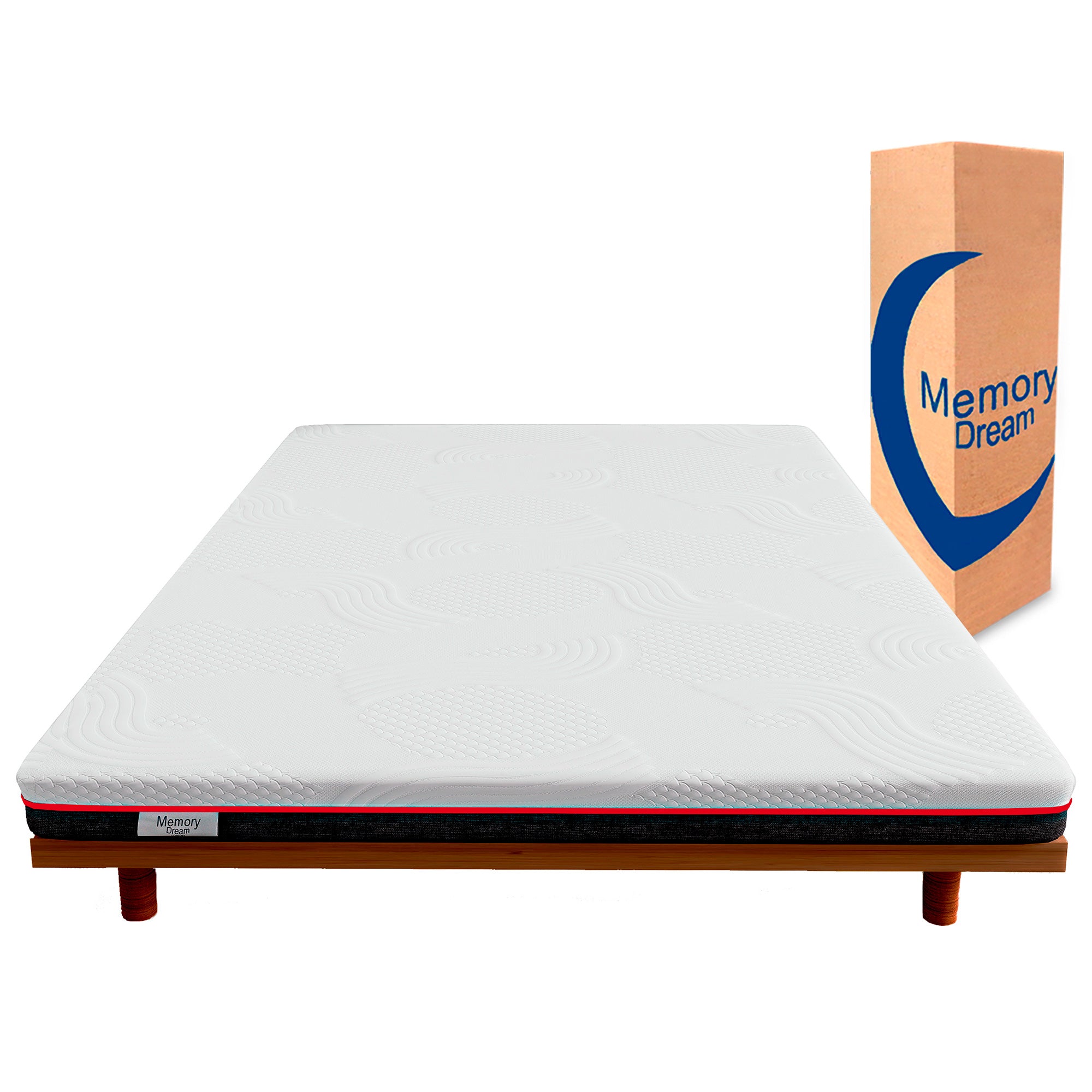 Colchón Memory Dream Red, Colchón en Caja de Memory Foam, Extra Confor ...