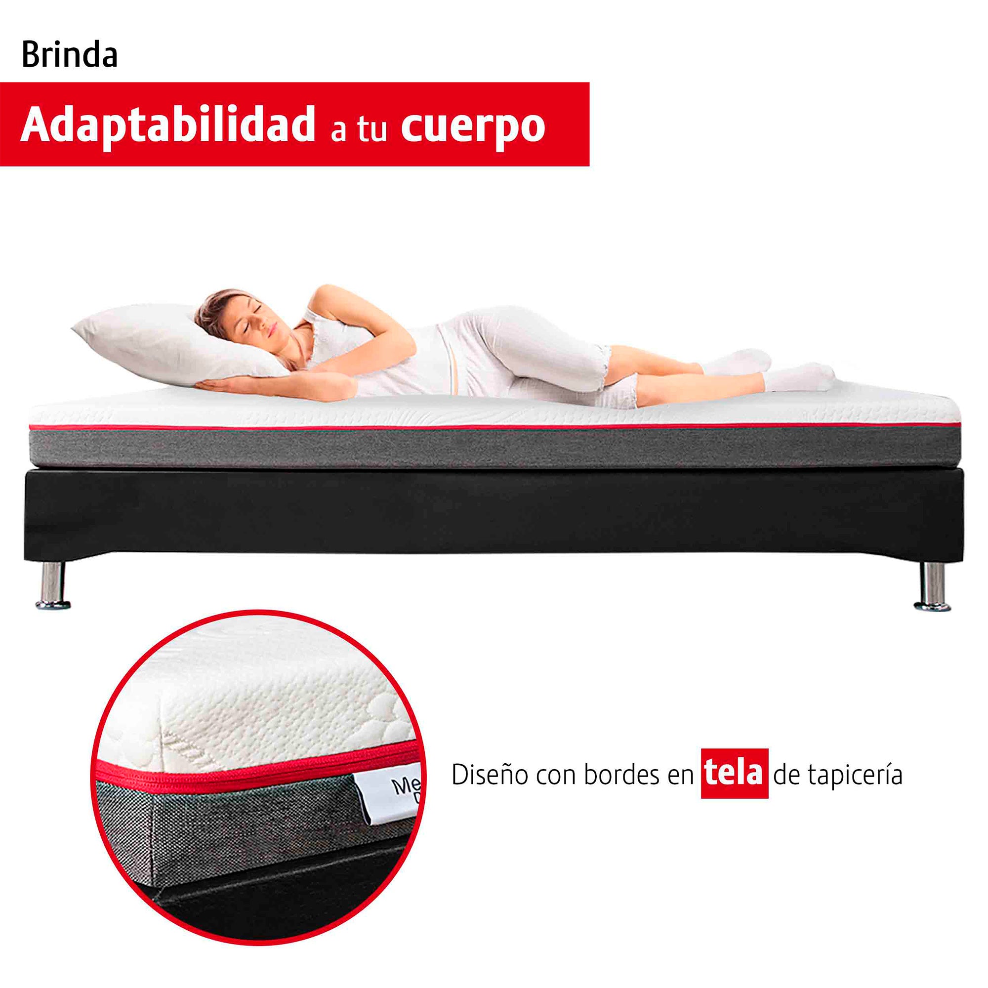 Colchón Memory Dream Red, Colchón en Caja de Memory Foam, Extra Confor ...